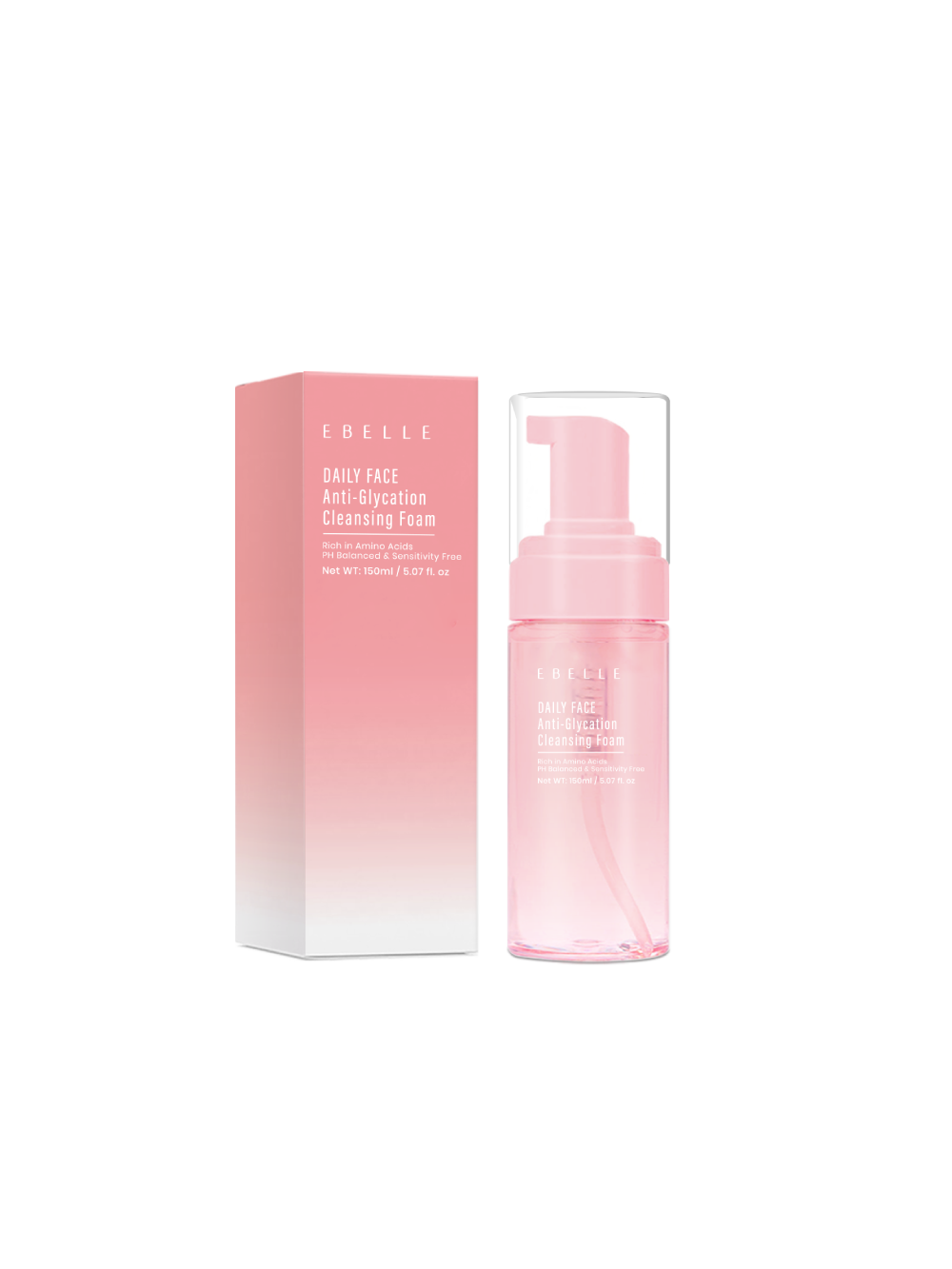 DAILY FACE ANTI GLYCATION CLEANSING FOAM – EBELLE